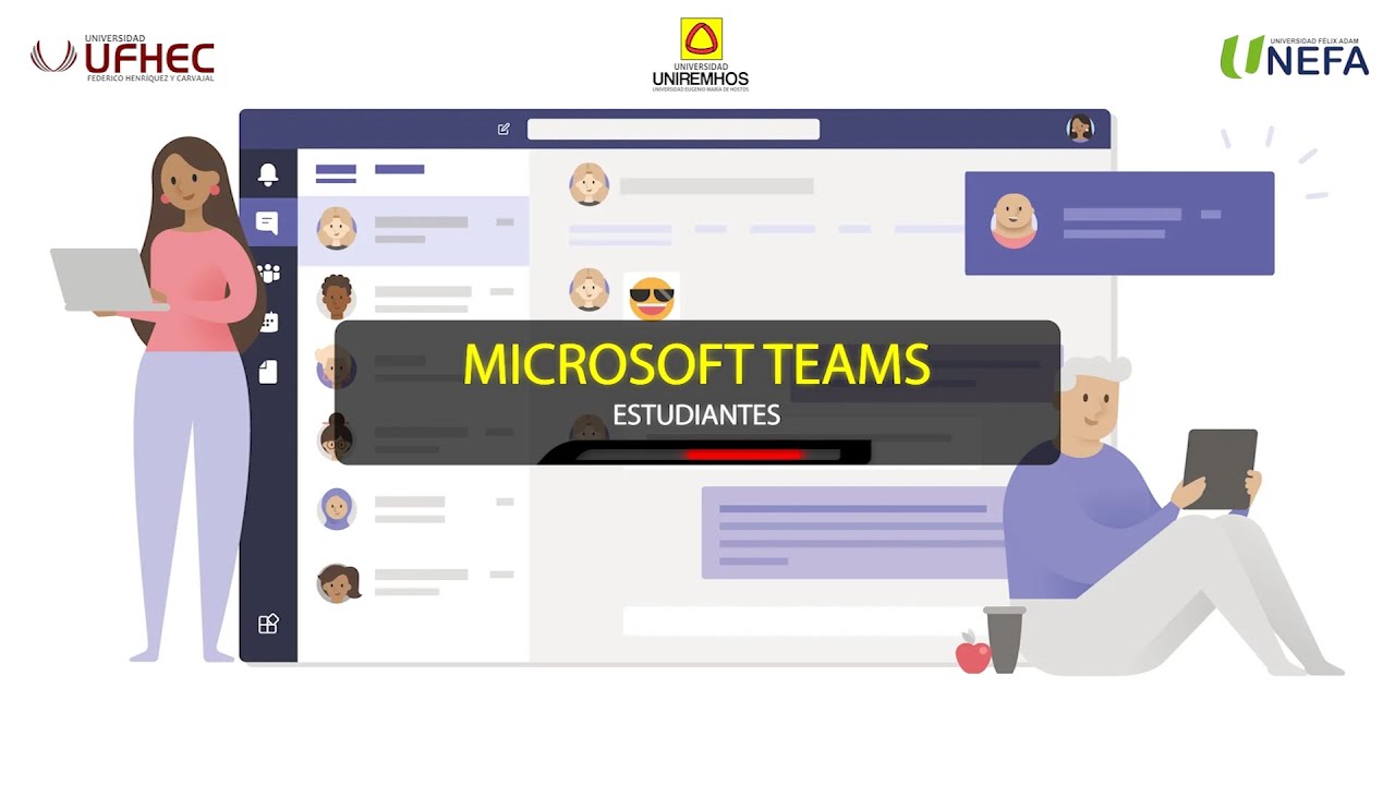 Tutorial Microsoft Teams para Estudiante (UNIREMHOS-UFHEC-UNEFA) - YouTube