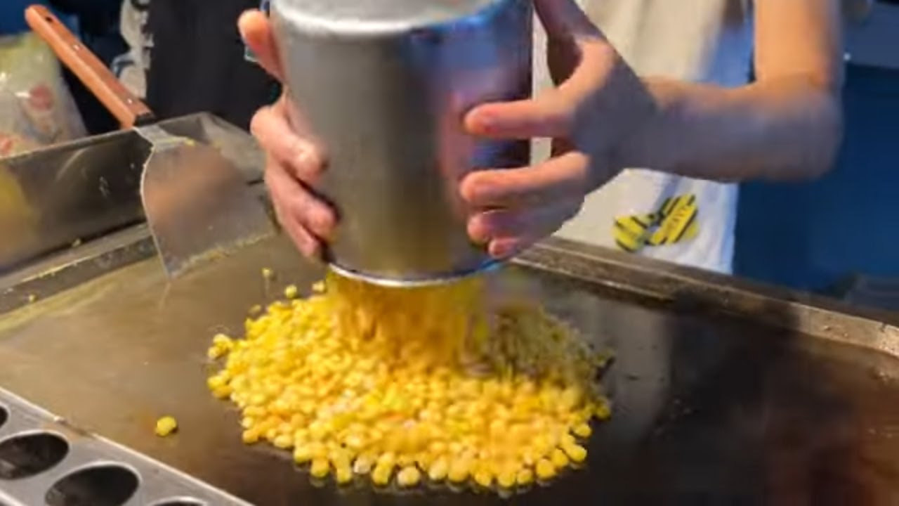Cheesy Corn ! Fresh Corn with Cheese - Taiwanese Street Food - YouTube