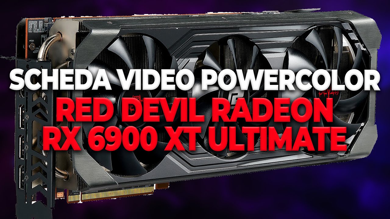 Scheda Video AMD Radeon RX 6900 XT Red Devil Ultimate, potente GPU da ...