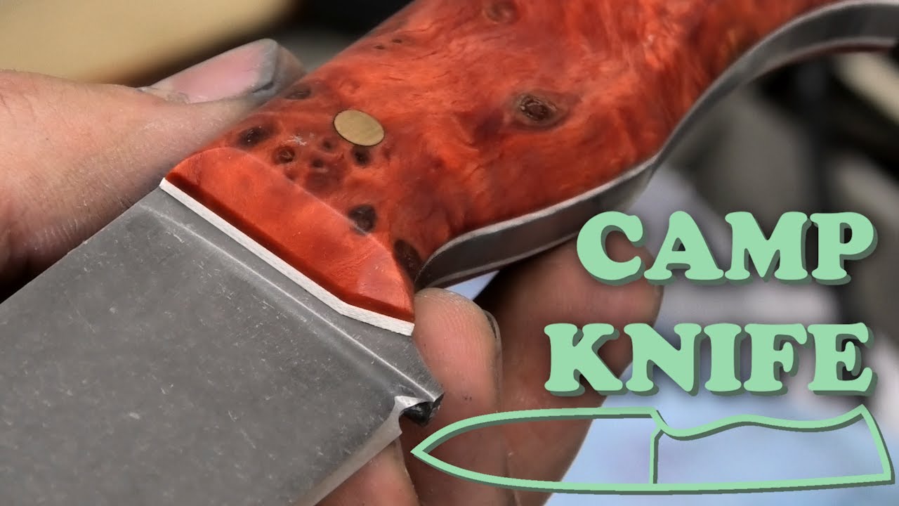 Making a Camp Knife With HAND TOOLS ONLY!! - YouTube