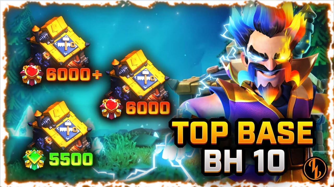 TOP BH 10 BASE + LINKS | Clash Of Clans - YouTube