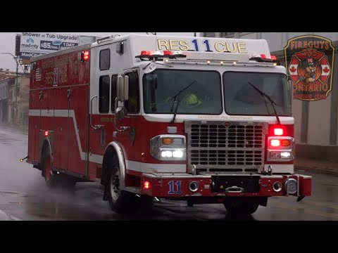 Rochester Fire, NY - Rescue 11 Responding. - YouTube