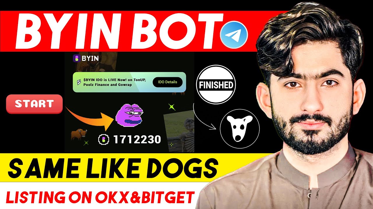 BYIN Airdrop Same Like Dogs | BYIN Listing on OKX & Bitget | BYIN ...