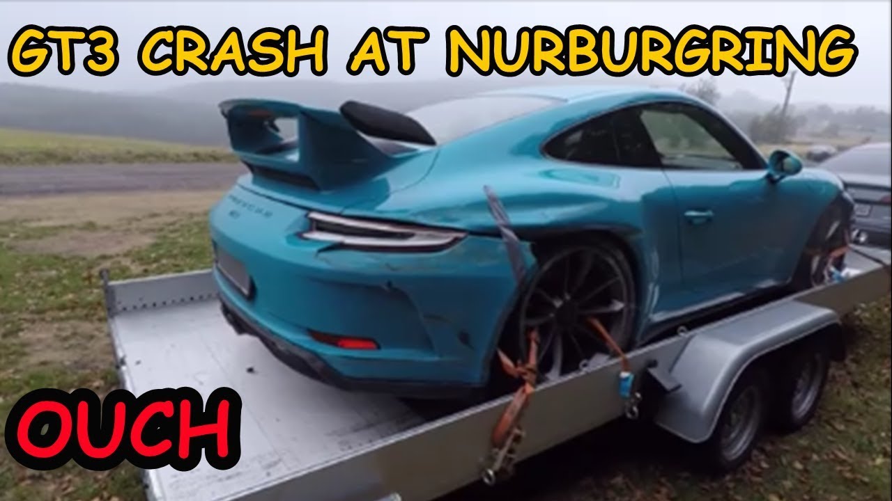 PORSCHE GT3 CRASH AT NURBURGRING - YouTube