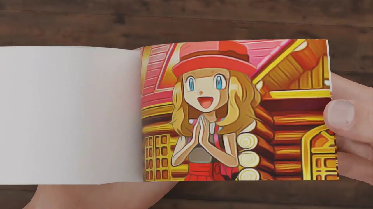 Sarena Gives A Gift to Ash Flipbook | Pokemon Flipbook - YouTube