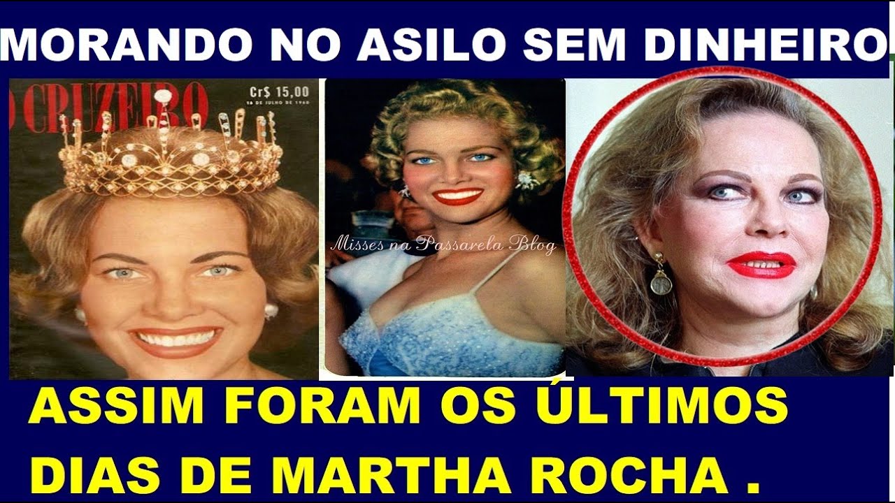 MARTHA ROCHA MISS BRASIL 54 perdeu todo seu dinheiro passou seus ...