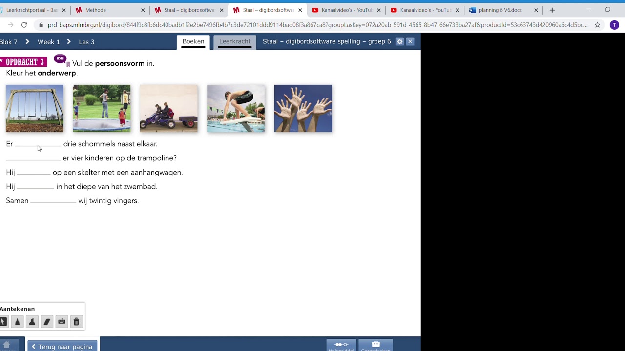 instructie telwoord Blok 7, week 1, les 3 - YouTube