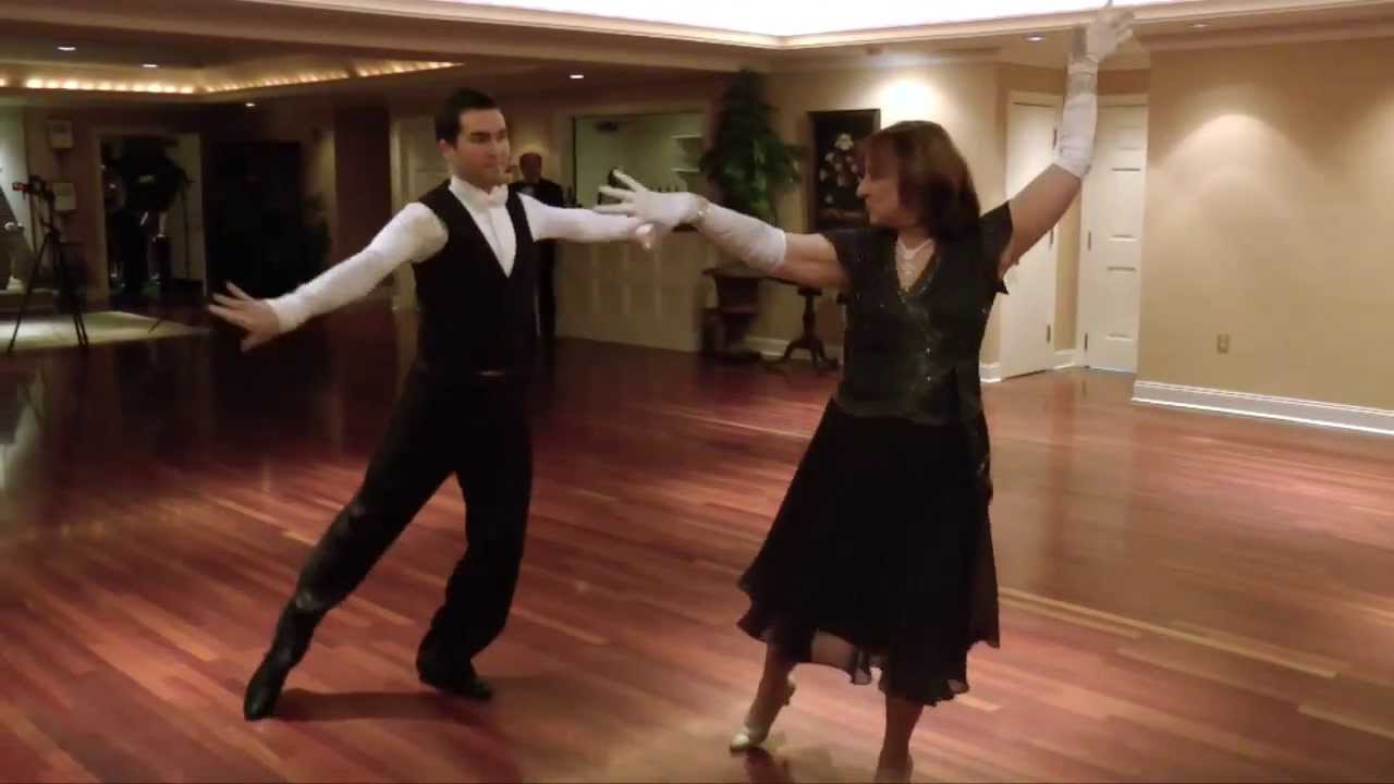 Ann Marie dancing Foxtrot with Michael Blake - YouTube