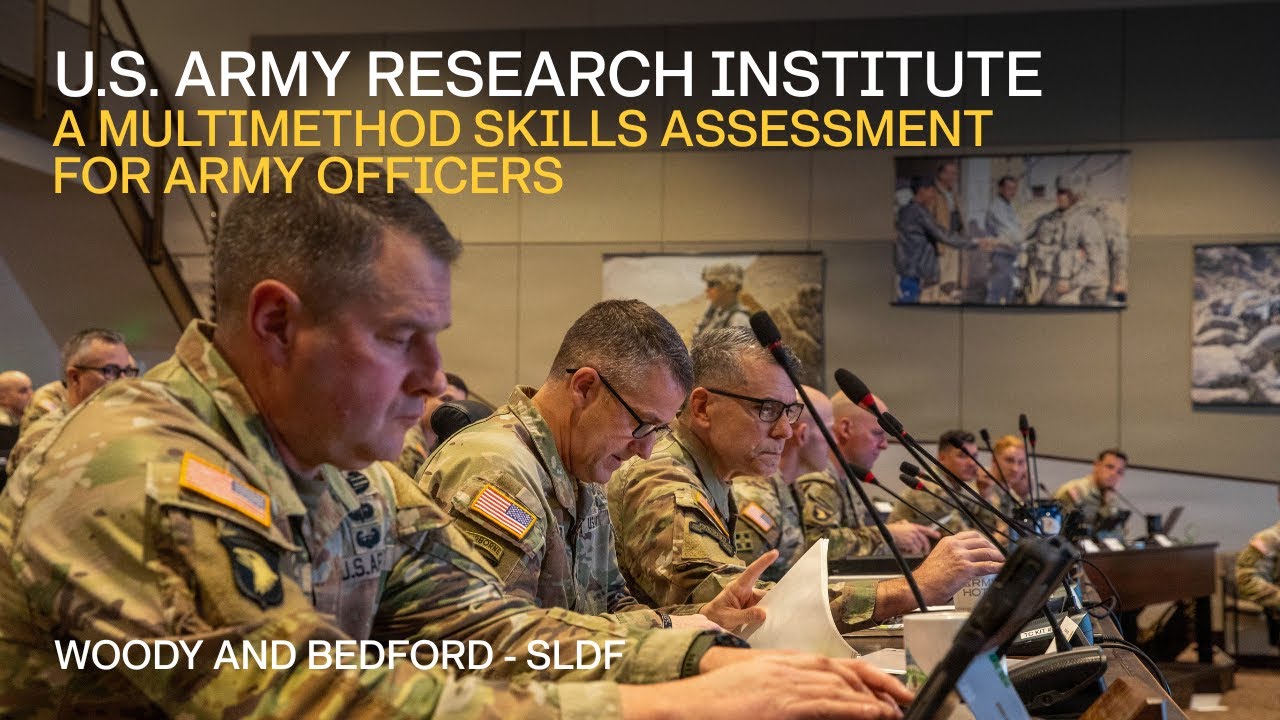 Thinking-in-Time: A Multimethod Skills Assessment for Army Officers ...