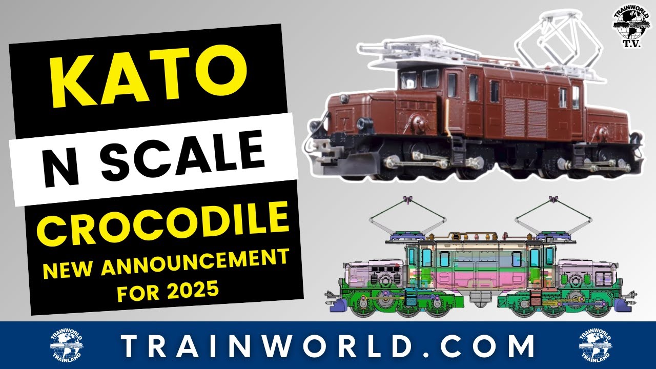 Kato N Scale - Crocodile (New Announcement) - YouTube