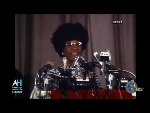 1972 Shirley Chisholm Presidential Campaign Announcement - YouTube