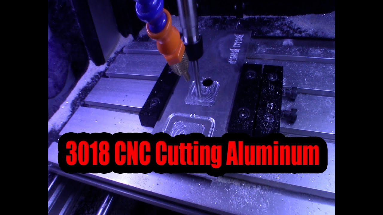 3018 CNC Cutting Aluminum 2D adaptive Clearing Fusion 360 1/4 2 flute ...