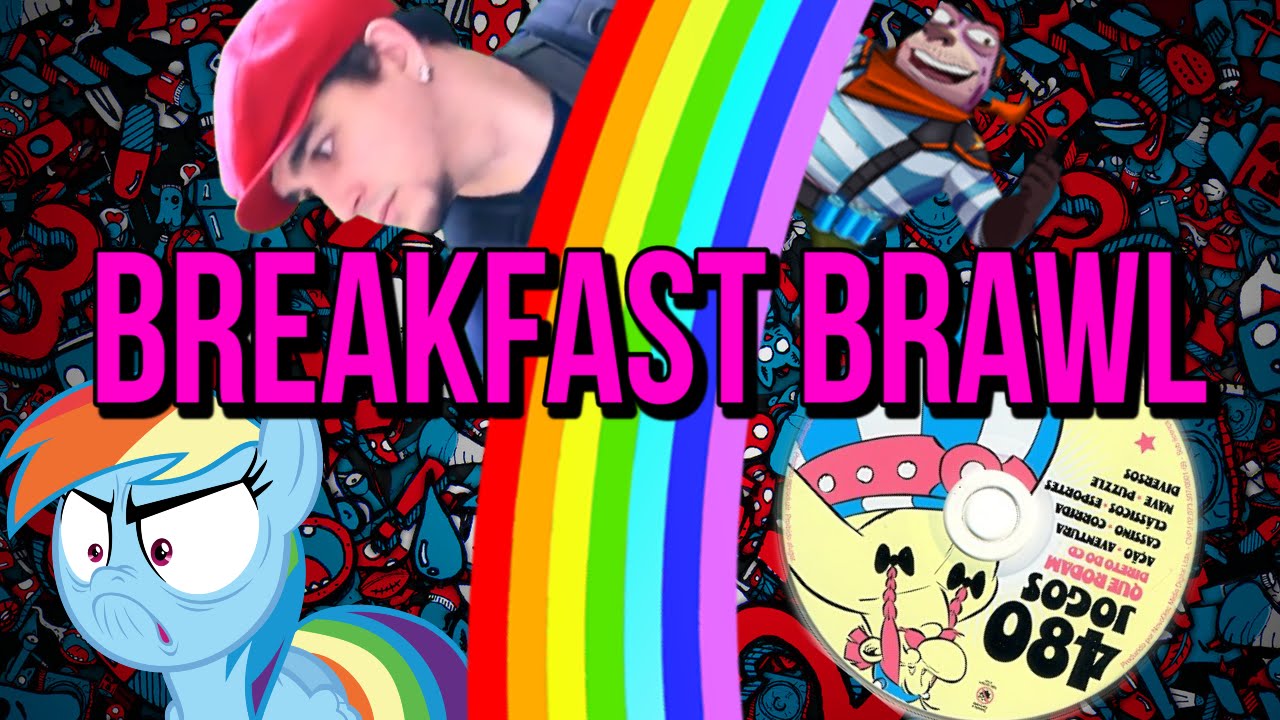 SUPERVINICIUS VS BREAKFAST BRAWL QUASE QUEBREI MEU PC - YouTube