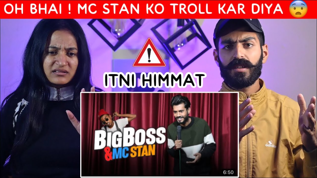 Reaction On : Bigg Boss & MC Stan | Stand Up Comedy Reaction | Beat ...