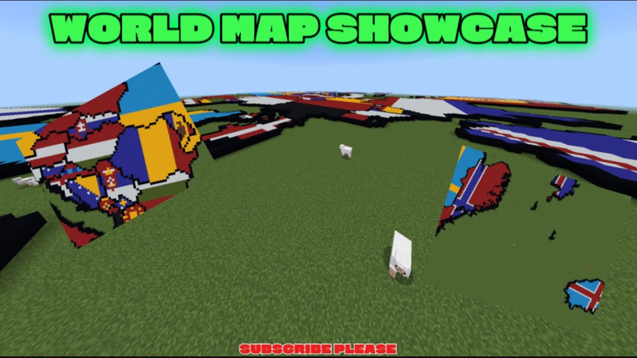 Minecraft world map progress showcase - YouTube