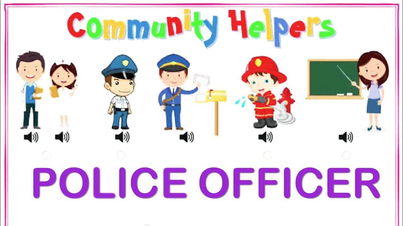COMMUNITY HELPERS | POLICE OFFICER | POEM - YouTube