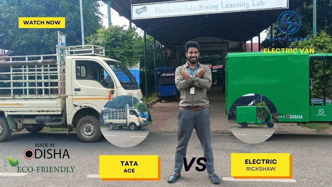 TATA Ace VS E Rickshaw - YouTube