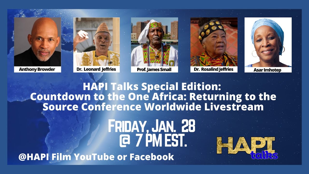 HAPI Talks Special Edition: Countdown to the One Africa LIVE STREAM ...