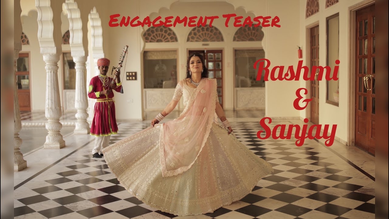 Our Engagement Highlights| Rashmi & Sanjay 💍 ️| Engagement Teaser ...