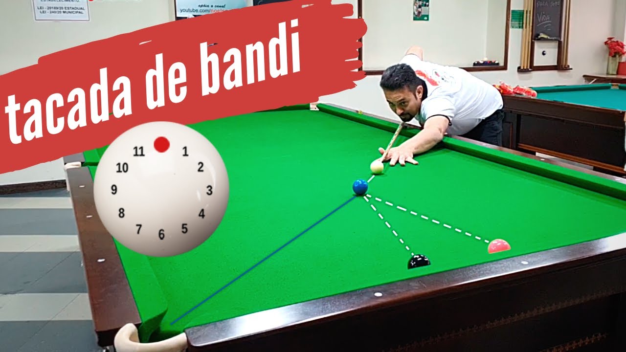 A força da tacada altera a trajetória da branca? - YouTube