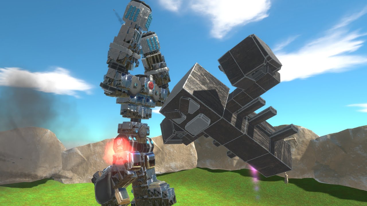 Whiter vs Big Battle Bot | Animal Revolt Battle Simulator - YouTube
