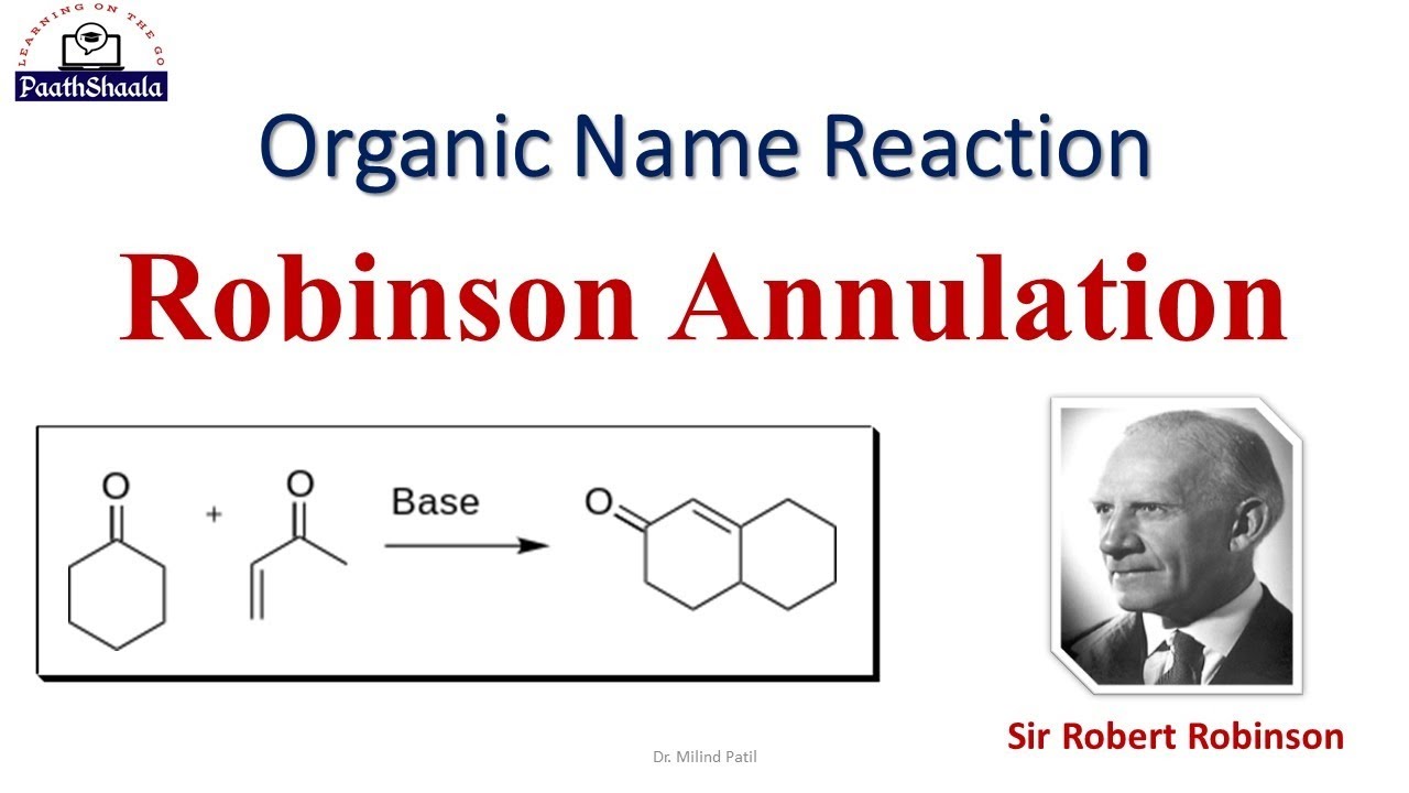 Robinson Annulation || Organic Name Reactions #RobinsonAnnulation - YouTube