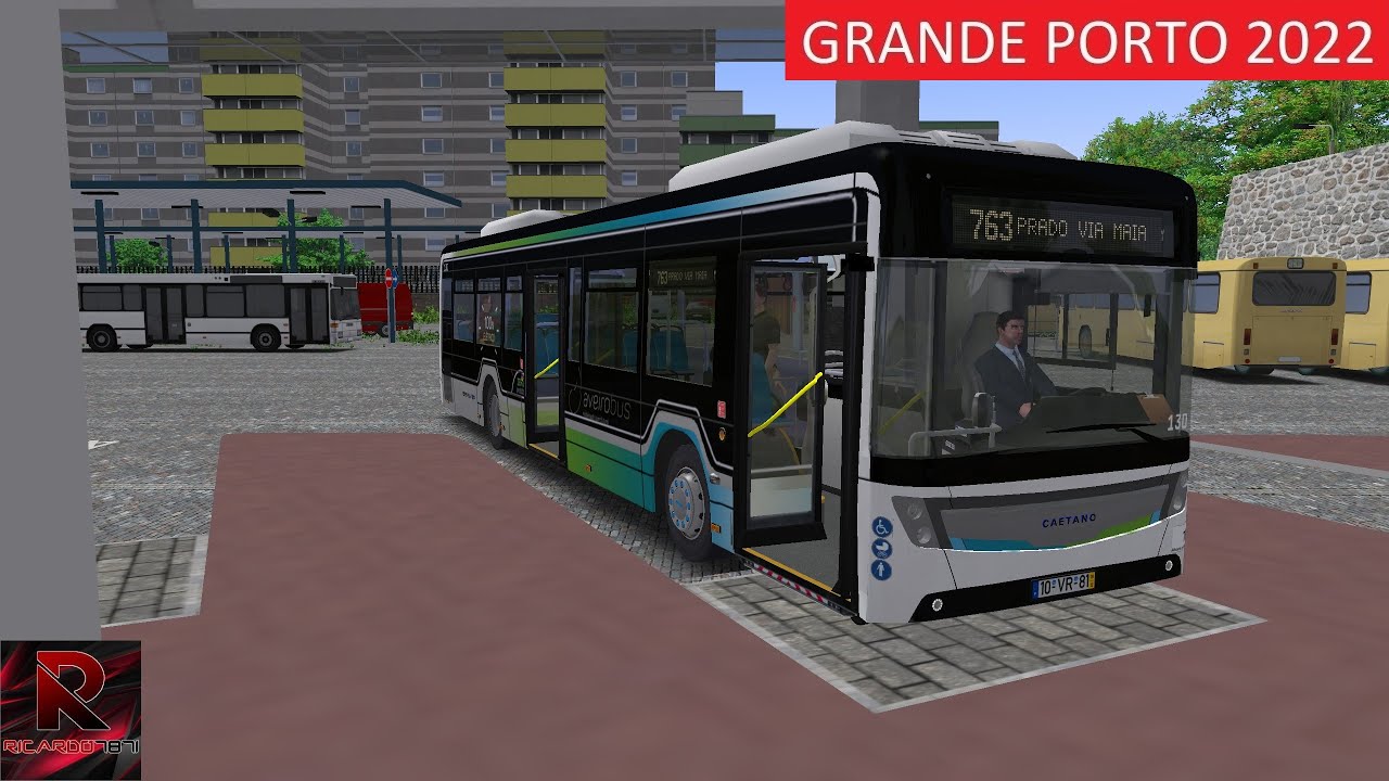 OMSI 2 - Mapa Grande Porto 2022 - Linha Transdev 763 - Caetano eCityGold da Transdev (AveiroBus ...