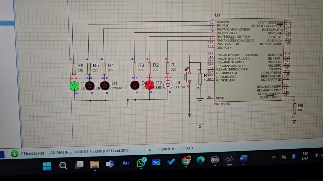 Actividad 2 Lab. Simulacion Proteus. Programación estructura con ...