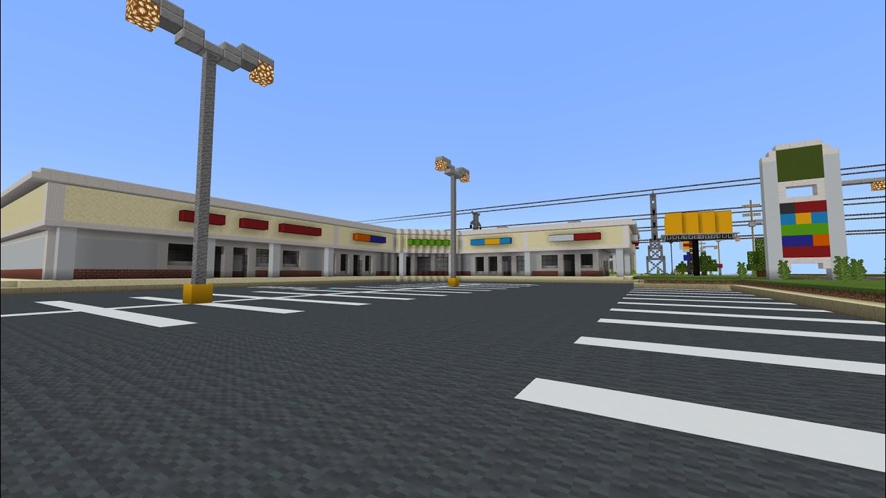 Minecraft: City Of Evansburg - Episode 10 - Small Shopping Plaza (Speed ...