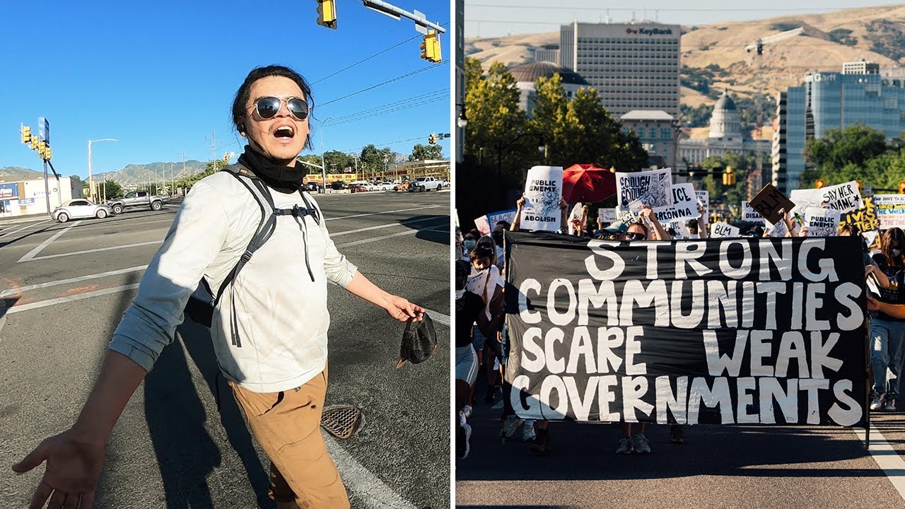 Protester Gets In Fight For Defending Street Photographer (Me) - YouTube