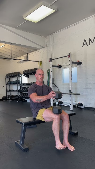 Seated Hip Flexor Lift Off Eccentric Drop Youtube
