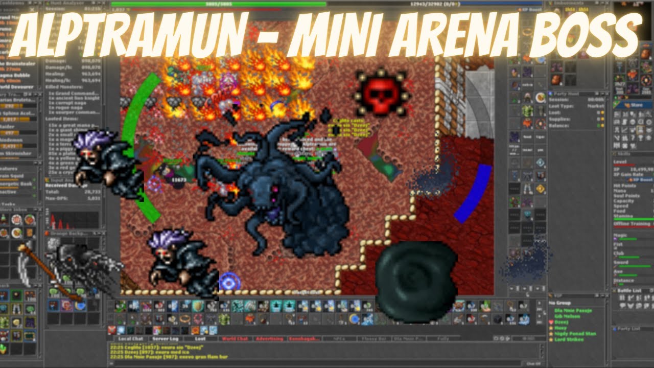 Ciężki boss z mini areny czyli - Tibia Alptramun - Mini Arena Boss ...