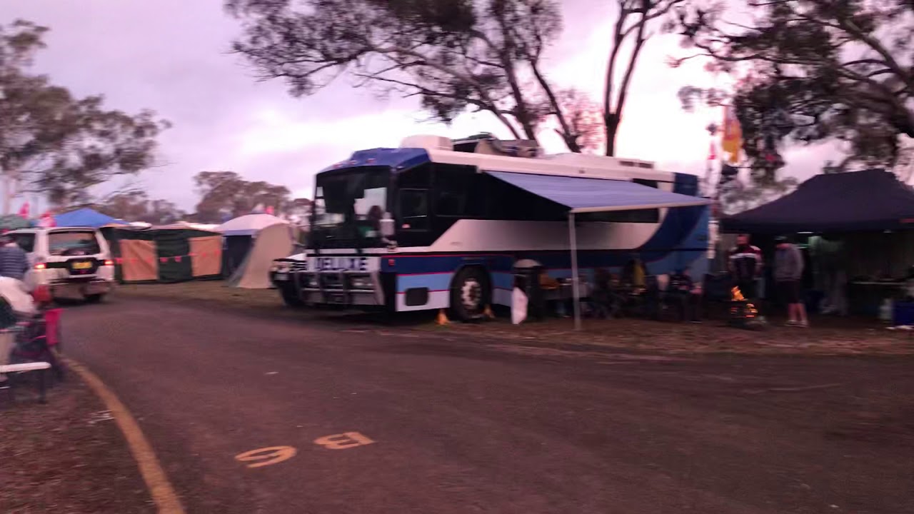 Bathurst 1000 2018 our camp Reid & Sulman Park - YouTube