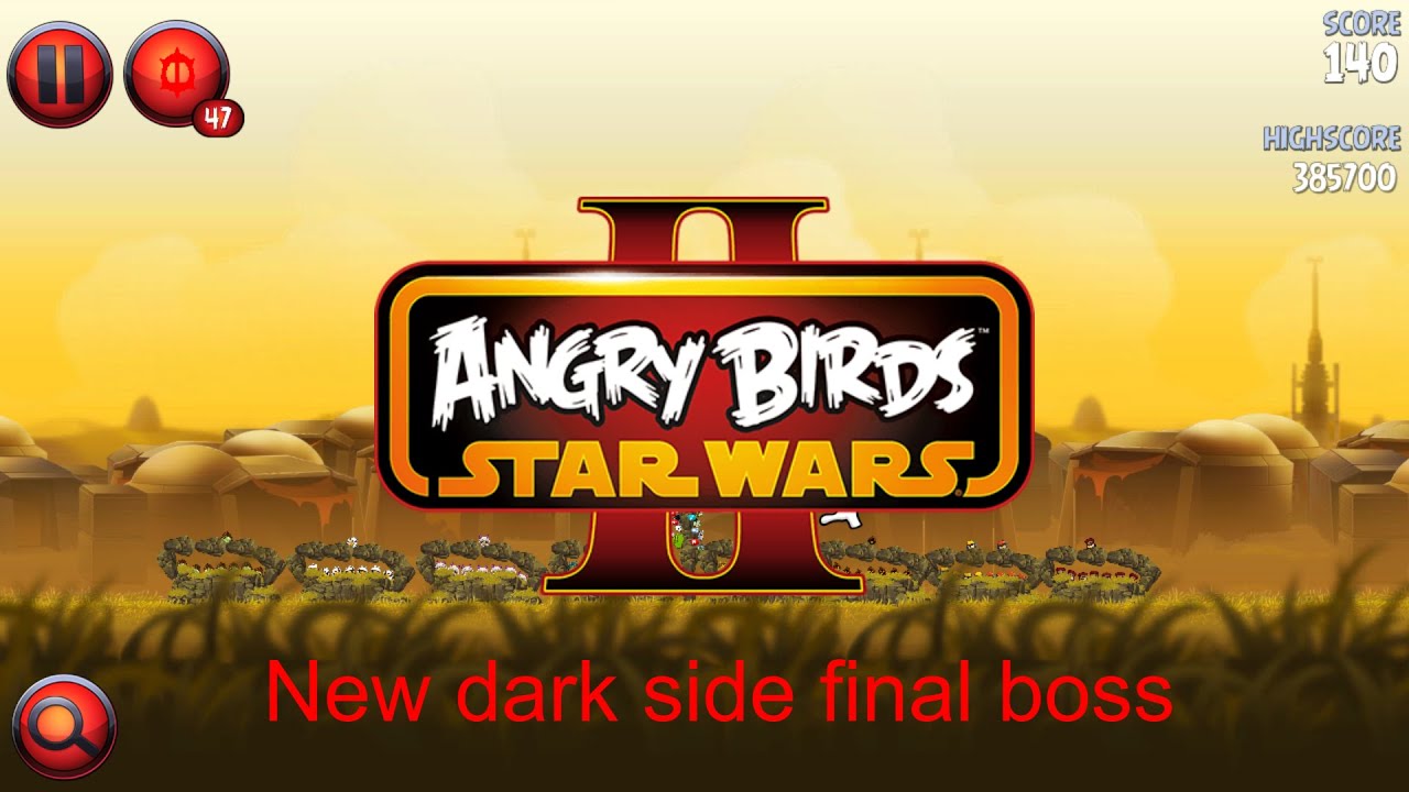 A new dark side final boss I made for Angry Birds Star Wars 2 - YouTube