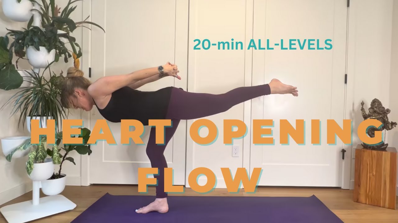 20-min Heart Opening Flow - YouTube