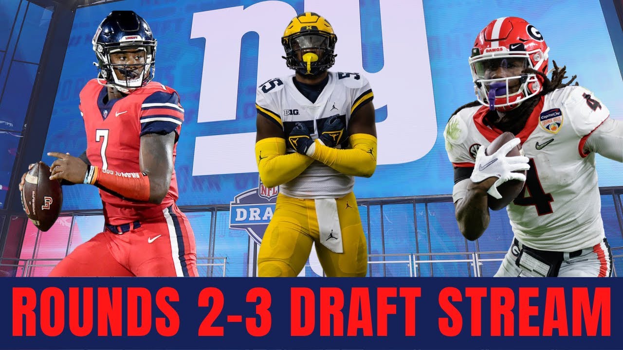 New York Giants Day 2 NFL Draft Stream - YouTube