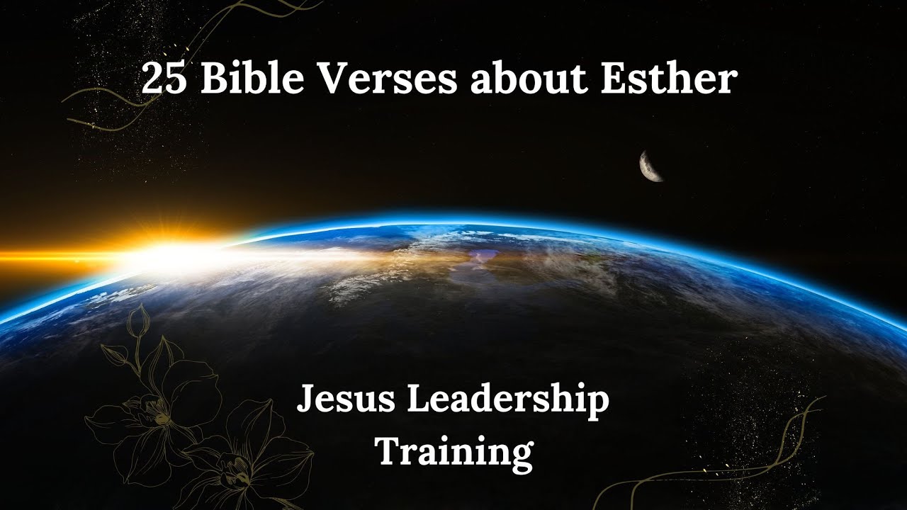 Esther 25 Bible Verses about Esther - YouTube