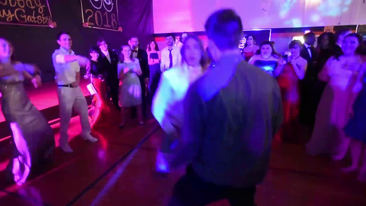 Dancing at Jackson High School prom - YouTube