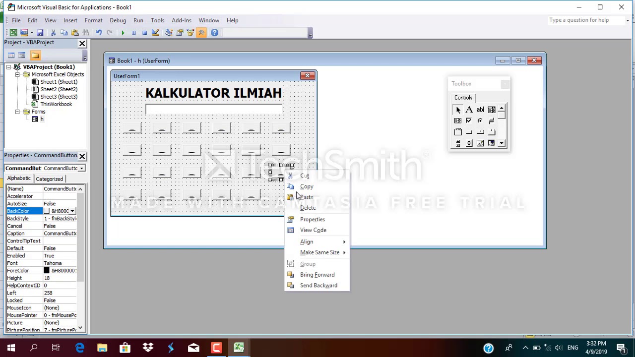 Cara membuat kalkulator ilmiah Di excel - YouTube