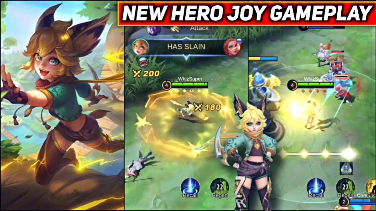UPCOMING NEW LEONIN ASSASSIN HERO JOY GAMEPLAY & ALL SKILL EFFECTS ...
