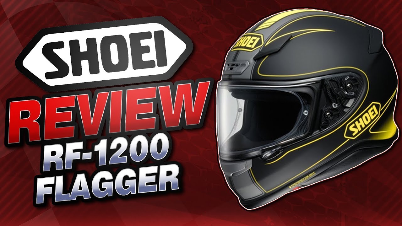 Shoei RF-1200 Flagger Helmet Graphic Review from Sportbiketrackgear.com ...
