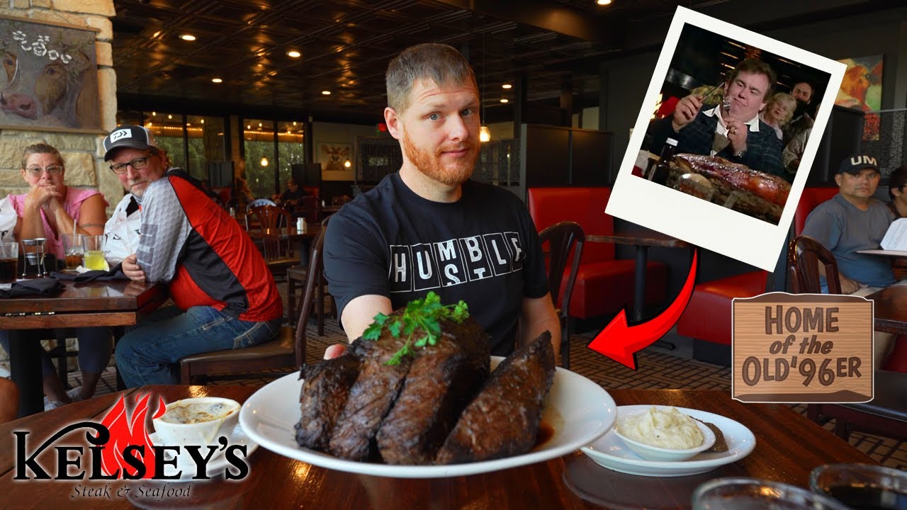 TAKING ON INDIANA'S BIGGEST STEAK CHALLENGE | THE OLD 96ER | KELSEY'S ...