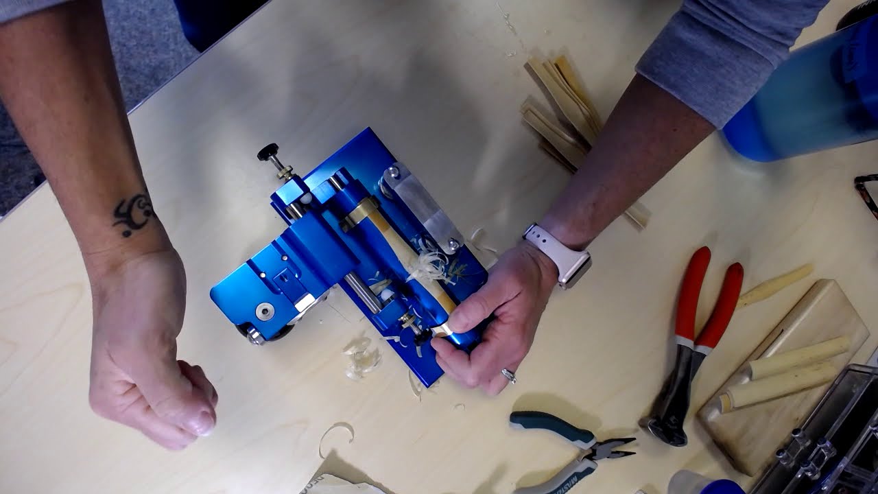 Bassoon Reed Making: Profiling - YouTube