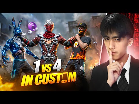 Old Zerox Back with 1vs4 Custom Gameplay in Mobile🔥🤞