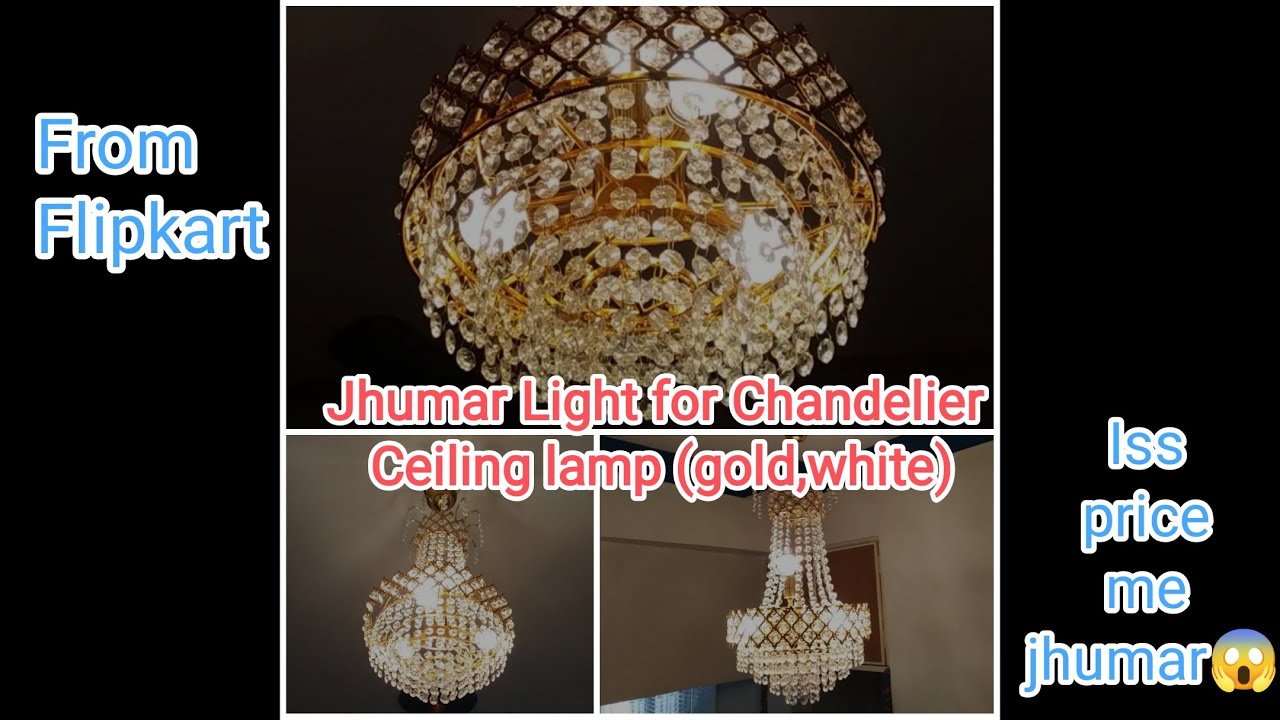 Unboxing Jhumar light from Flipkart | इस प्राइस में झूमर? #youtube# ...