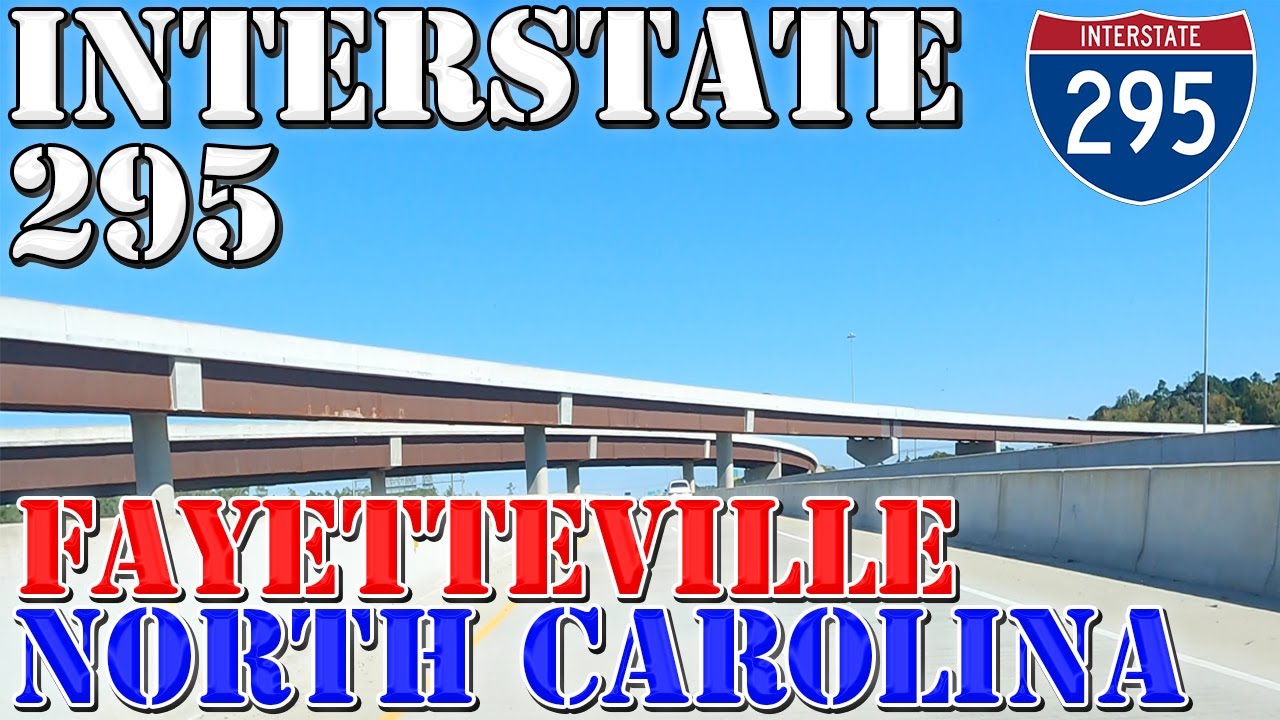 I-295 North - Fayetteville - North Carolina - 4K Highway Construction ...