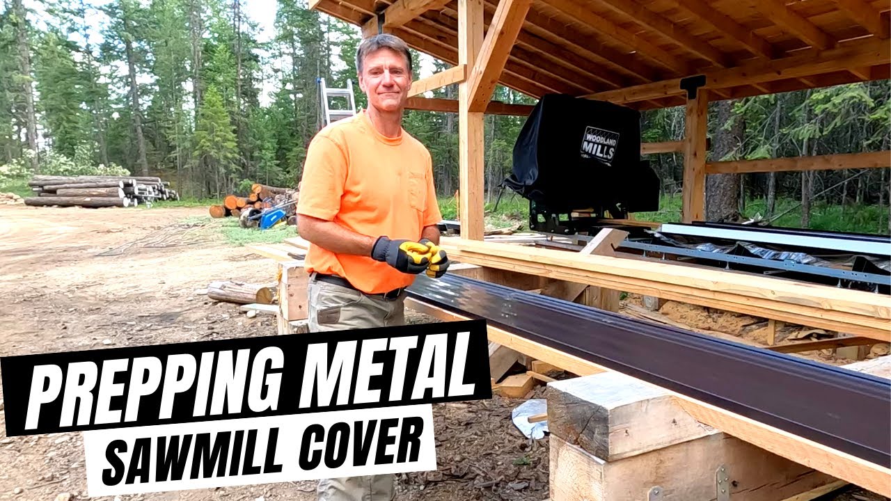 Prepping STANDING SEAM // Metal Roofing // Hidden Fasteners // Sawmill ...