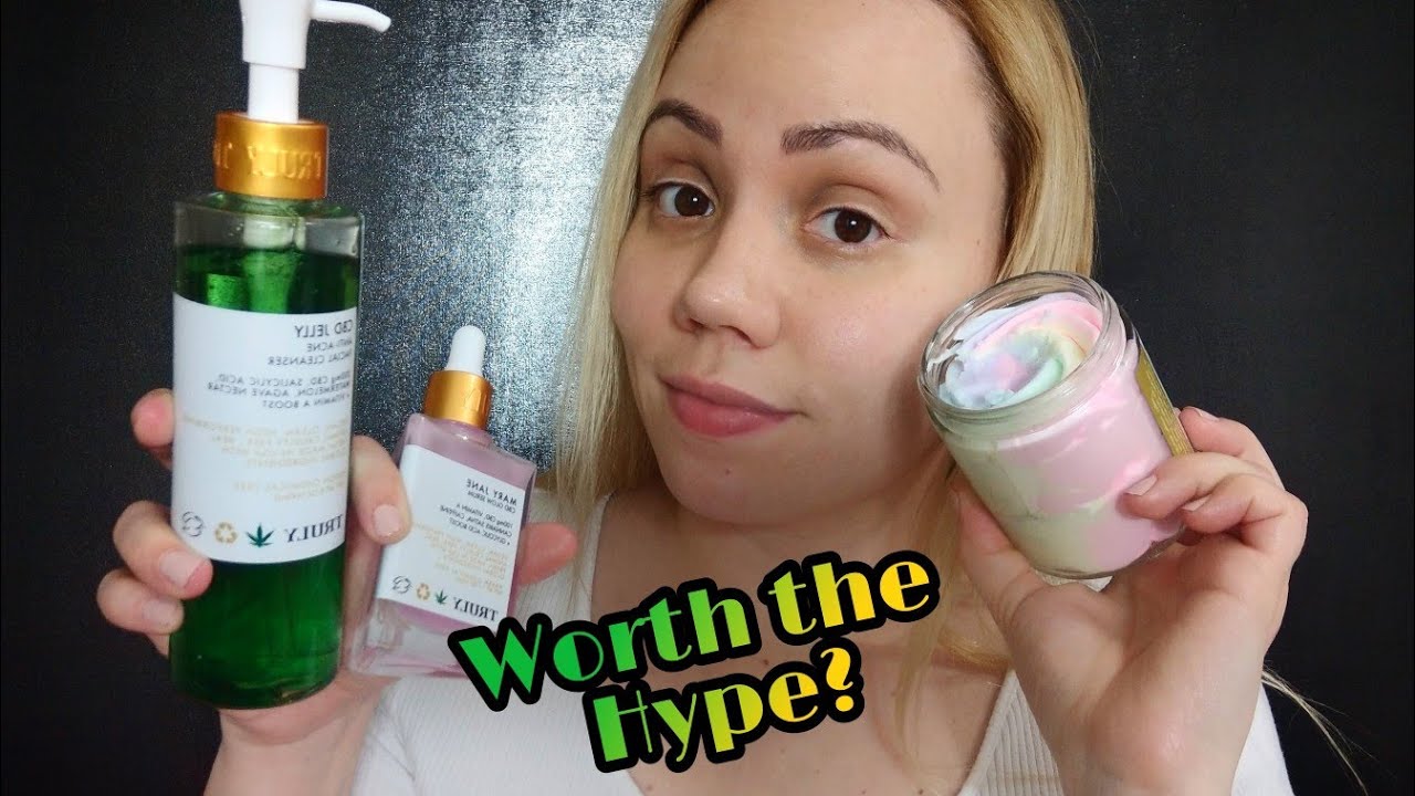 *New* Truly Beauty Skincare Review! 2020 (CBD Skincare Line) - YouTube