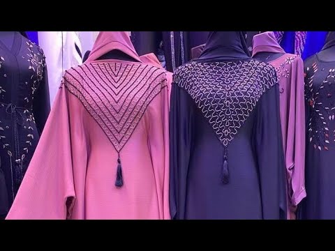 latest embroidery abaya (burka) design 💖 All new design beautiful and ...