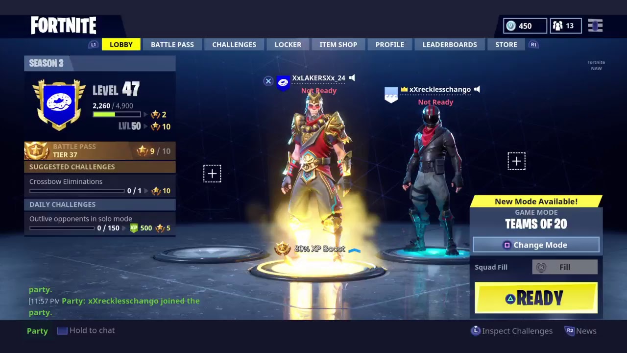 Fortnight road to 100 wins with a noob - YouTube